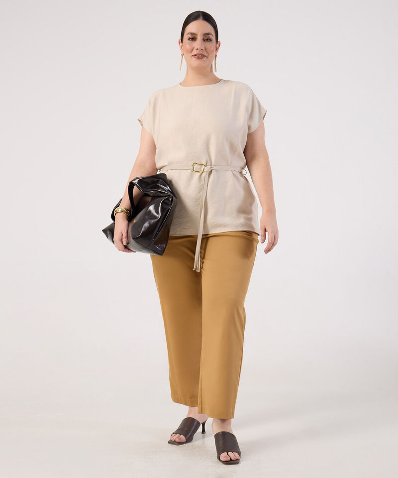 Blusa con cinturon para mujer curvy | compra ahora | PATPRIMO